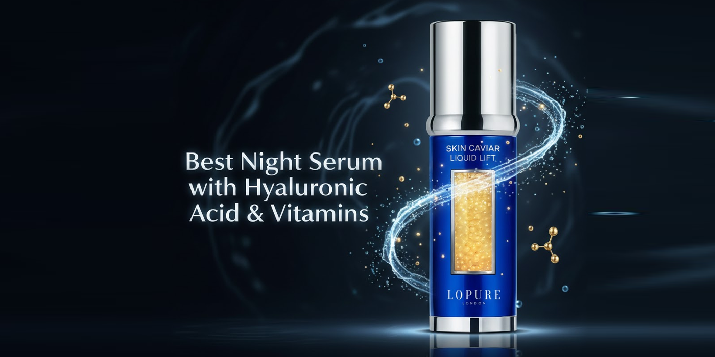 Best Night Serum with Hyaluronic Acid and Vitamins